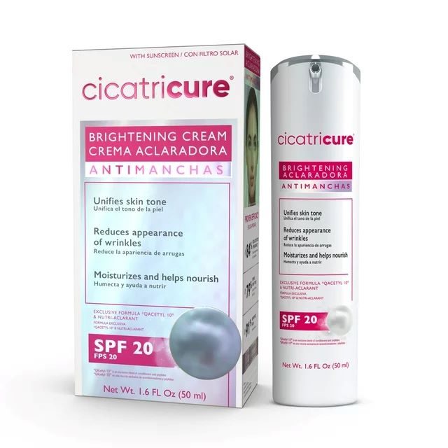 Cicatricure Brightening Face Cream with Qacetyl and Nutri-Aclarant 1.6 ...