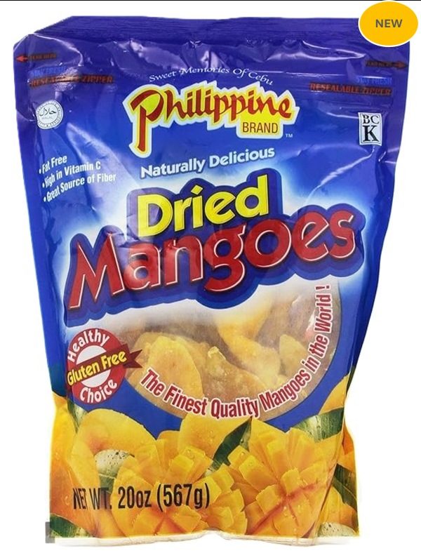 Philippine Brand Dried Mangoes, 20 oz 567g - SGI Buy Direct